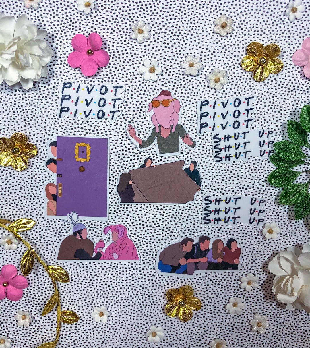 Friends TV Show Stickers - Etsy