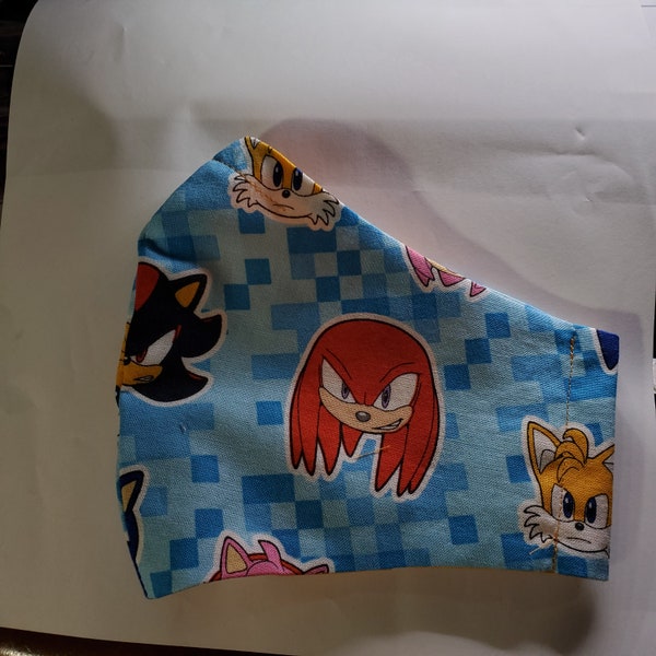Sonic Face Mask - Etsy