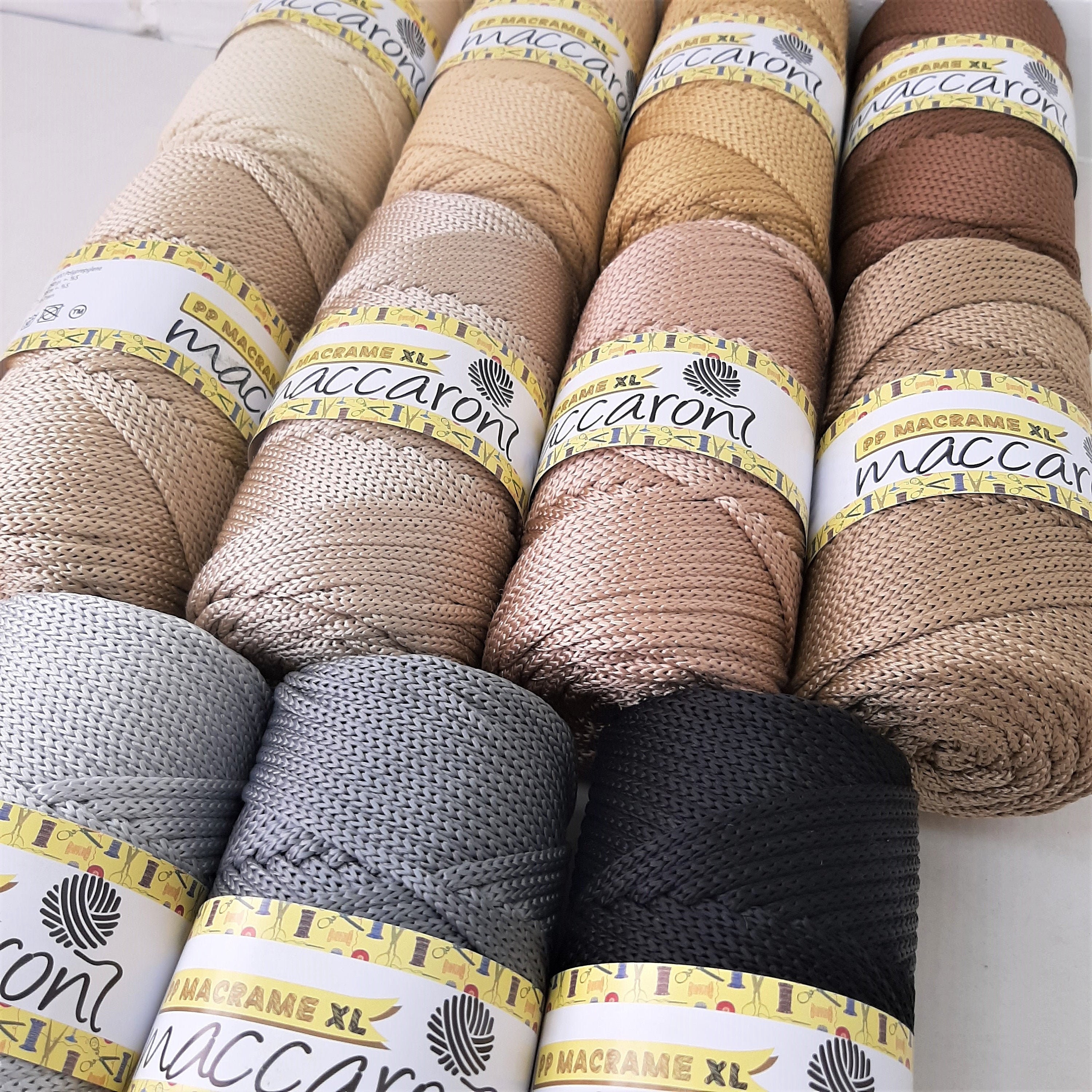 4mm polyester macrame rope polypropylene cord pp macrame xl | Etsy