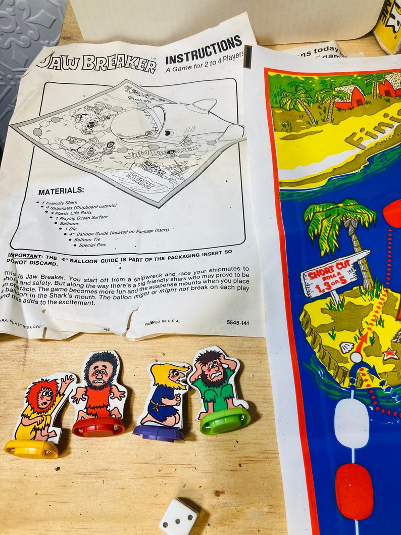 Rare Vintage 1970s Jaw Breaker Board Game by Aurora Complete - Etsy