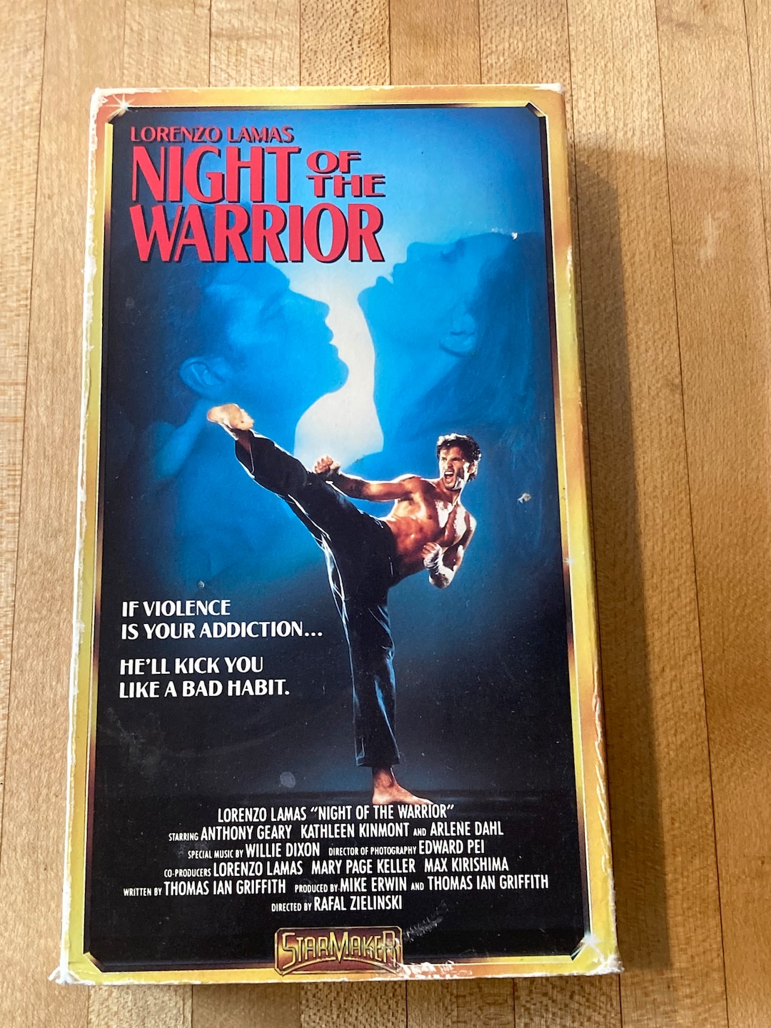 Vintage 1991 night of the Warrior' VHS Tape - Etsy