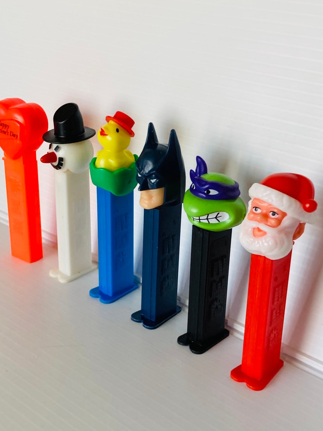 Lot of 7 Vintage PEZ Dispensers Loose - Etsy