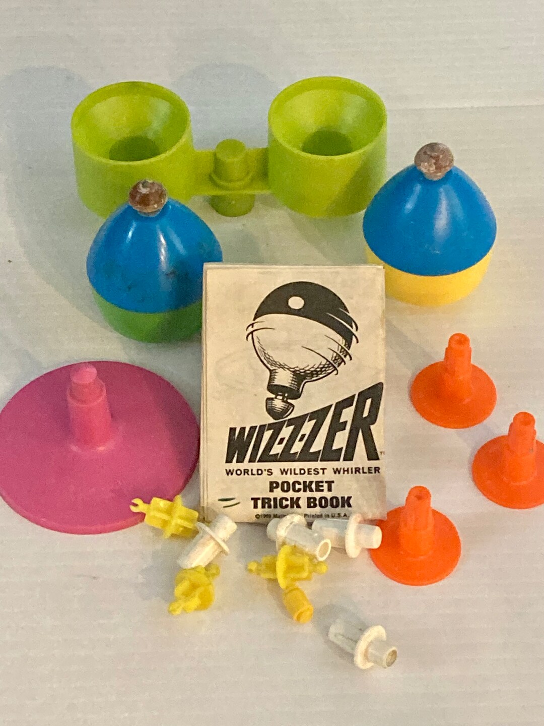 Vintage 1969 Mattel Twirlin' Twosome Trick Spinning Top Toy - Etsy