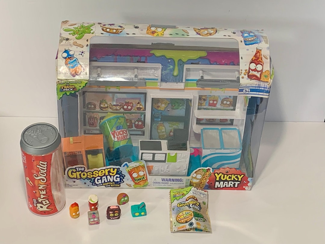 Vintage the Grossery Gang yucky Mart Playset and Figures Lot - Etsy