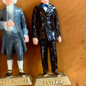 Lot of 5 Vintage 1960's Marx Presidential Figures Lincoln, Buchanan ...