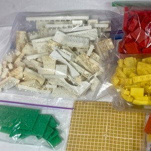 2.5 Lbs of Vintage Elgo Halsam American Bricks Plastic Building Blocks ...