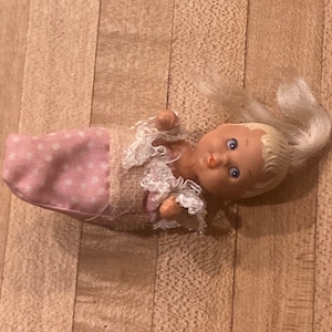 Vintage 1973 Mattel Barbie Baby Chrissy Doll-pink Outfit - Etsy