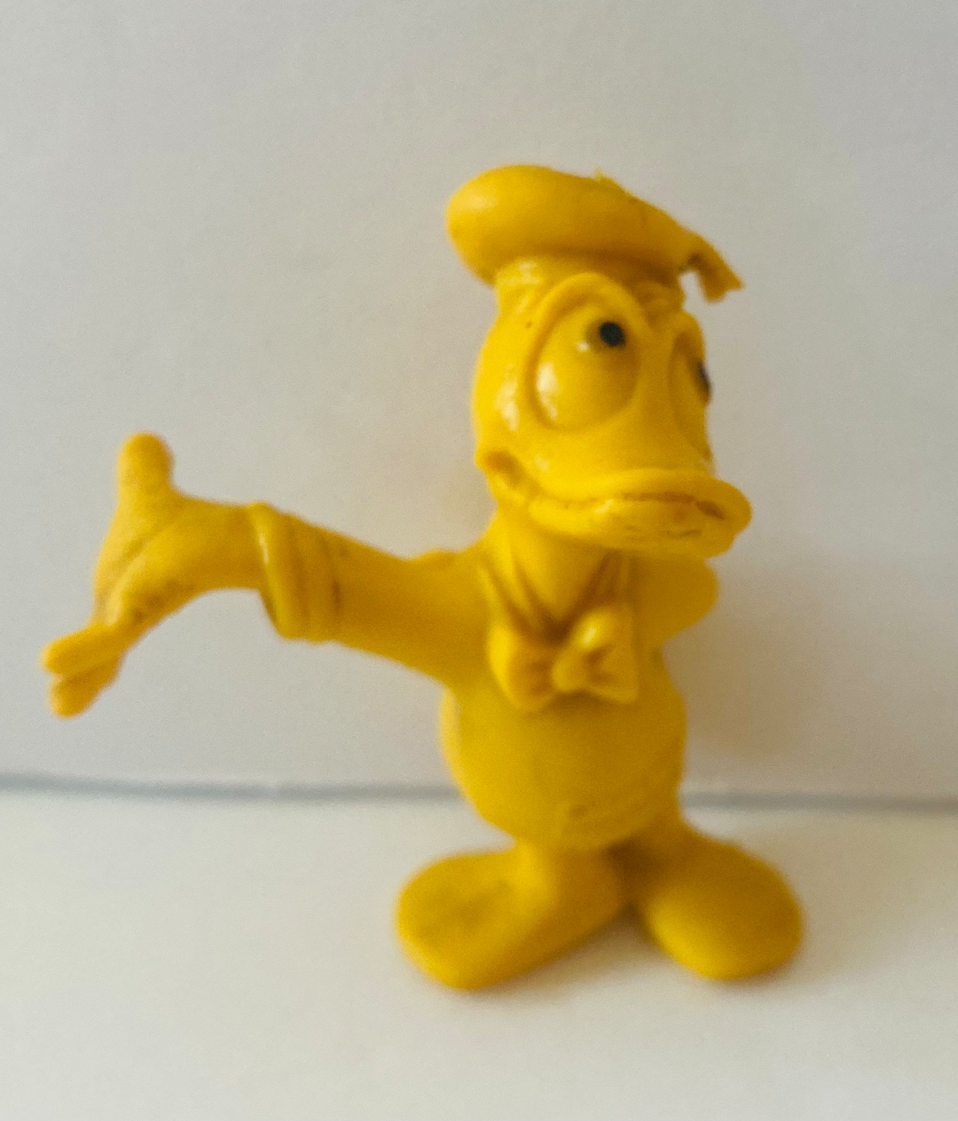 Vintage 1950's Walt Disney Yellow Donald Duck 2 Inch Figure Old Disney ...