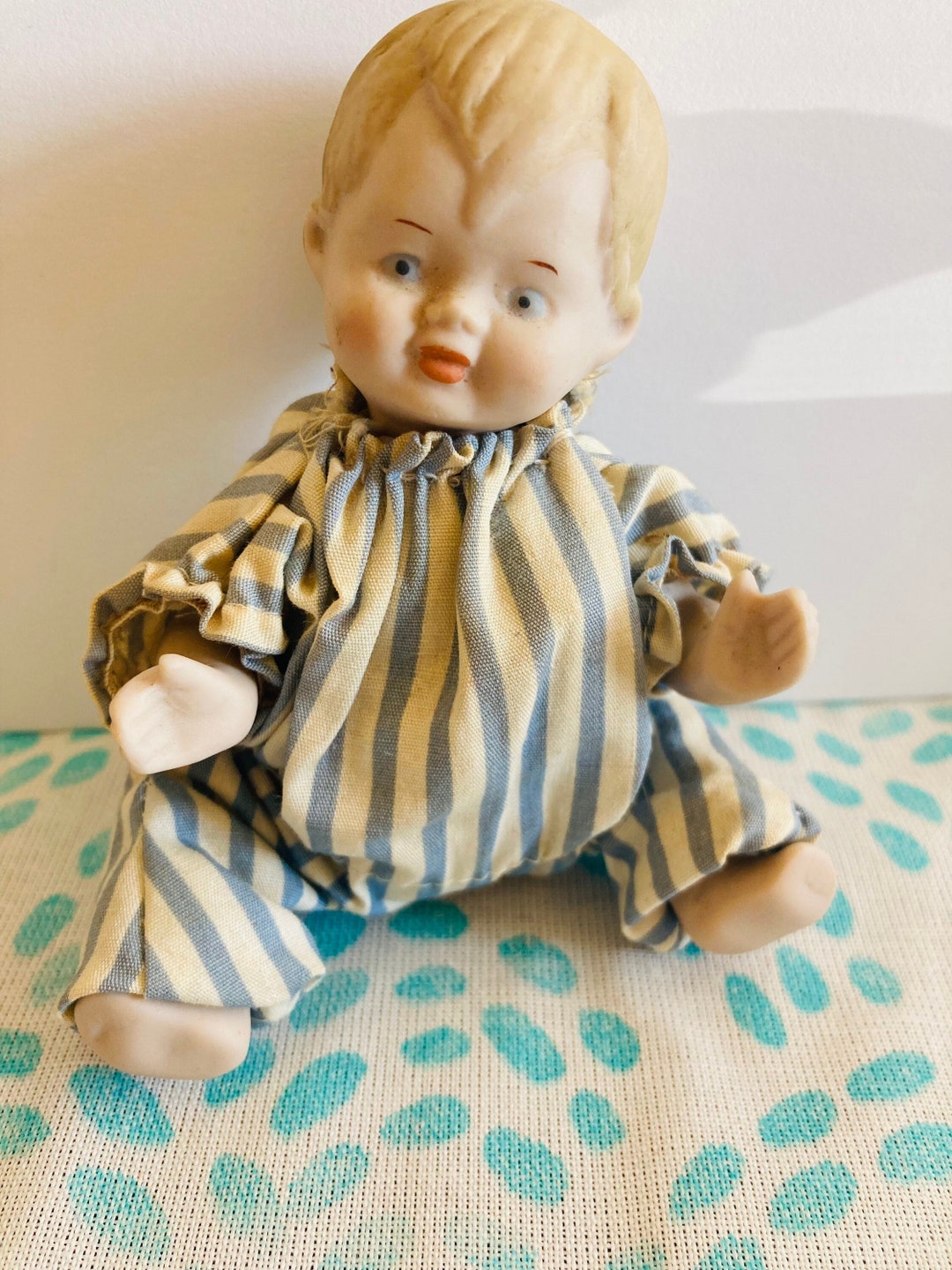 Vintage 5" Shackman Bisque Porcelain Jointed Doll - Etsy