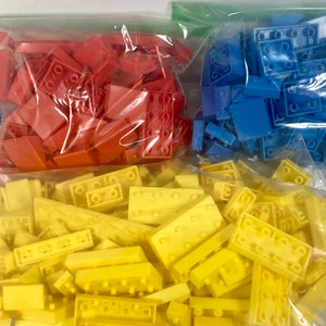 2.5 Lbs of Vintage Elgo Halsam American Bricks Plastic Building Blocks ...