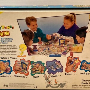 Vintage 1994 Tyco Smush 'em Looney Tunes Board Game Rare - Etsy