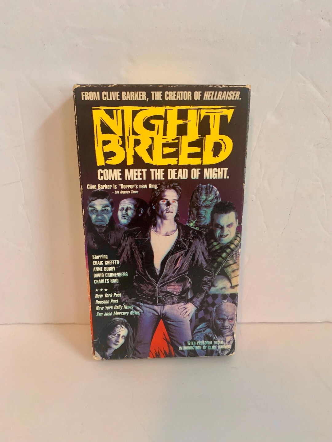 Vintage 1997 night Breed' VHS Tape Horror Movie - Etsy