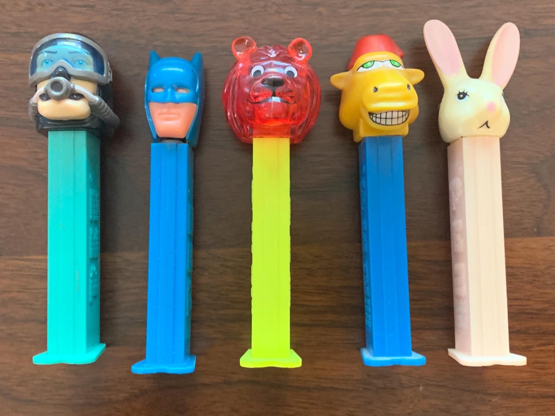 Lot of 5 Vintage PEZ Dispensers - Etsy