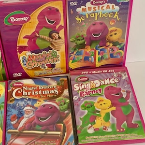 Lot of 8 Vintage Barney the Dinosaur Dvds - Etsy