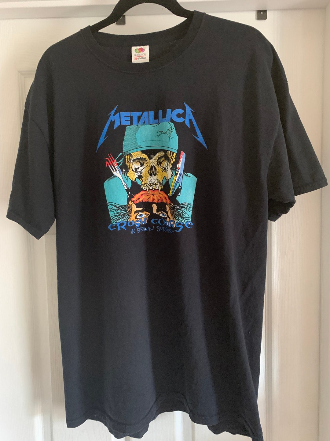 Metallica crash Course in Brain Surgery T-shirt Size XL Extra Large - Etsy