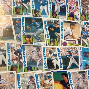 Lot of 40 Vintage Early 1980’s New York Mets Baseball Cards - Etsy