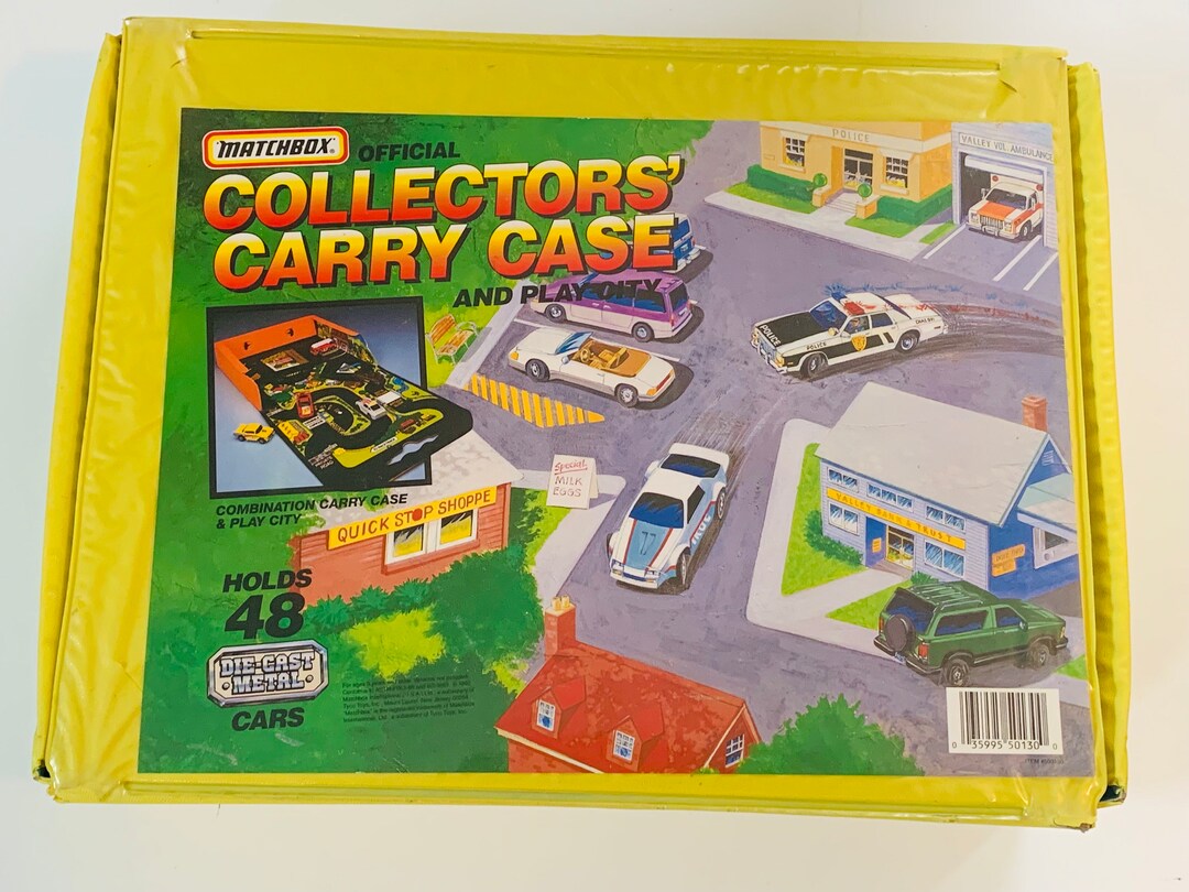 Vintage 1992 Matchbox Collectors Carry Case and Playset W/ 4 Trays - Etsy