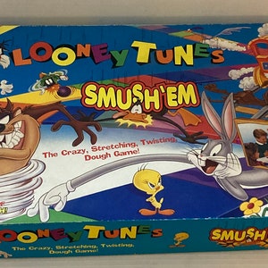 Vintage 1994 Tyco Smush 'em Looney Tunes Board Game Rare - Etsy
