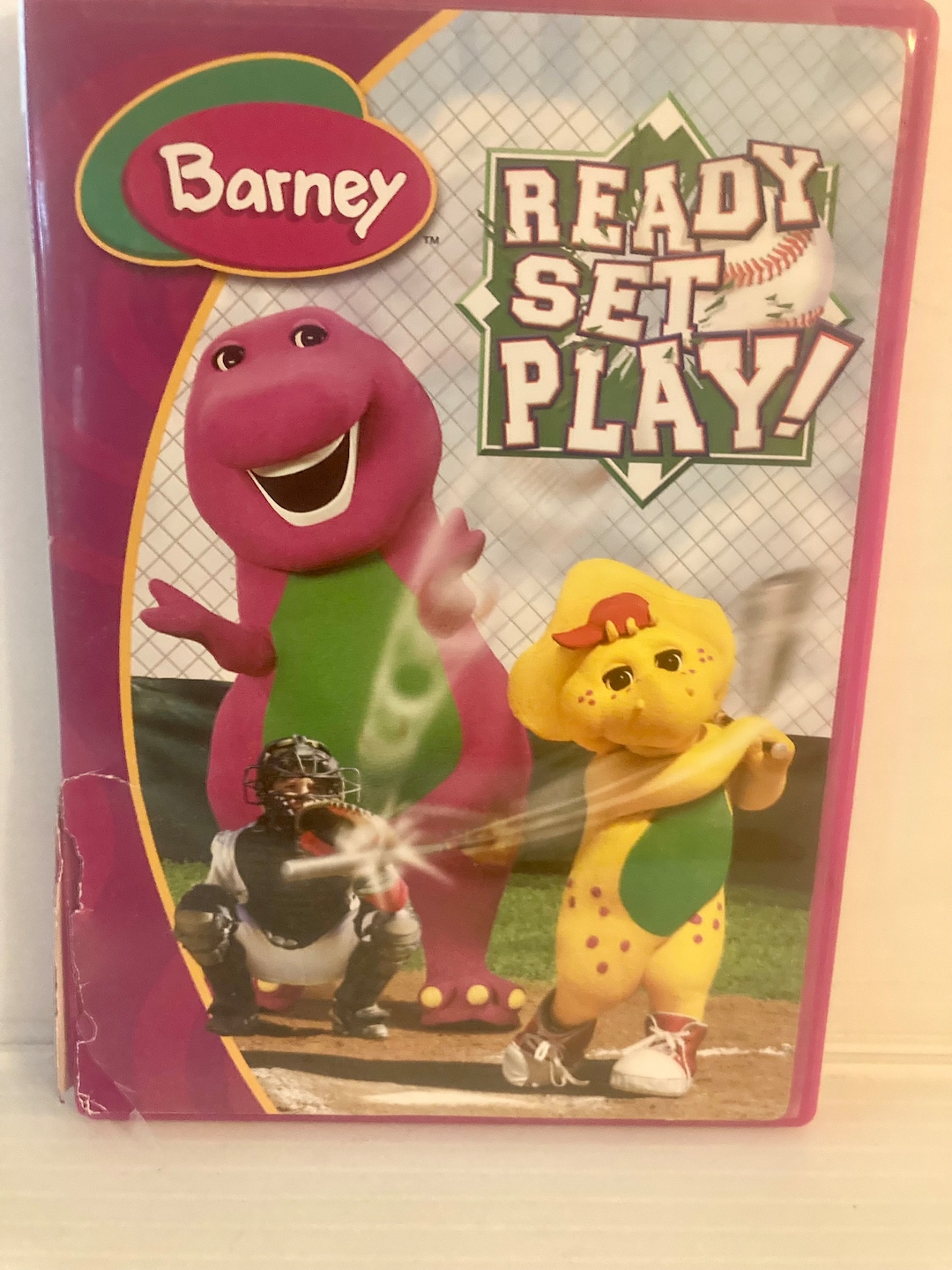 Vintage Barney the Dinosaur DVD ready Set Play - Etsy