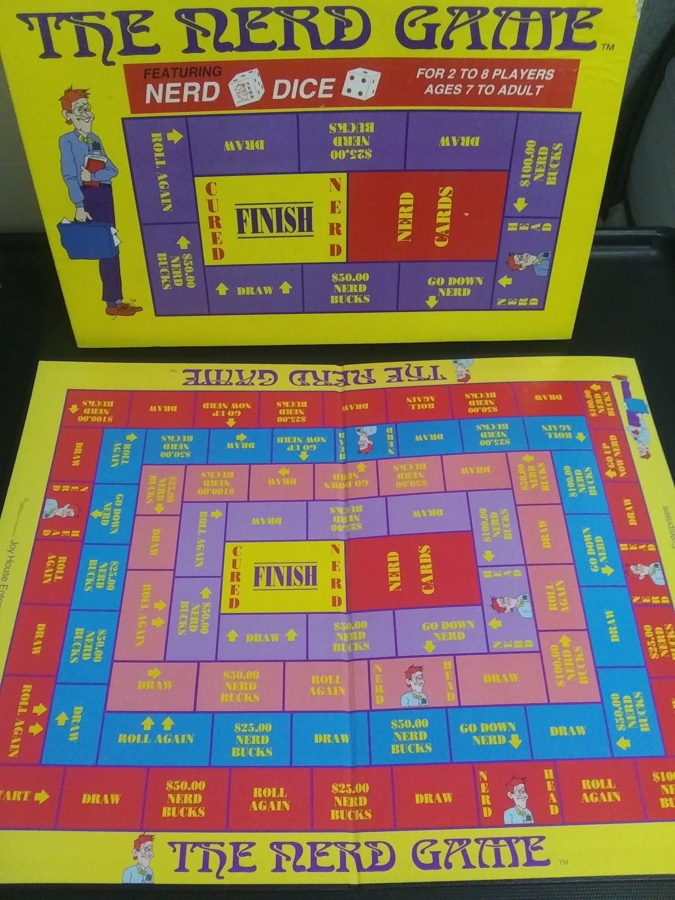 Vintage 1990 The Nerd Game Board Game-Complete | Etsy