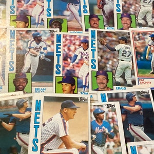 Lot of 40 Vintage Early 1980’s New York Mets Baseball Cards - Etsy