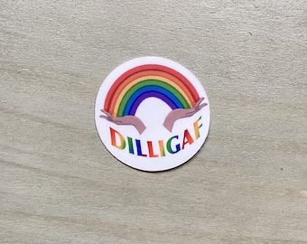 Dilligaf Sticker - Etsy