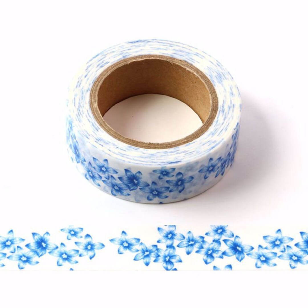 Masking Taps Small Blue Flowers 15mm X 10m Spring Theme - Etsy