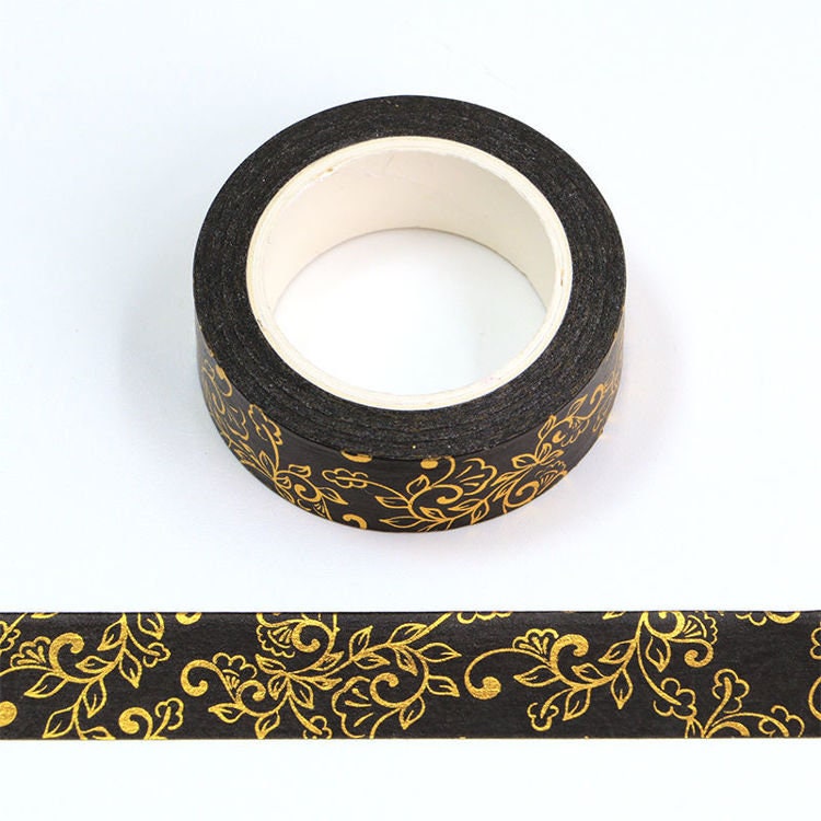 Craft Supplies & Tools Washi Tape Masking tape metallic small hearts ...
