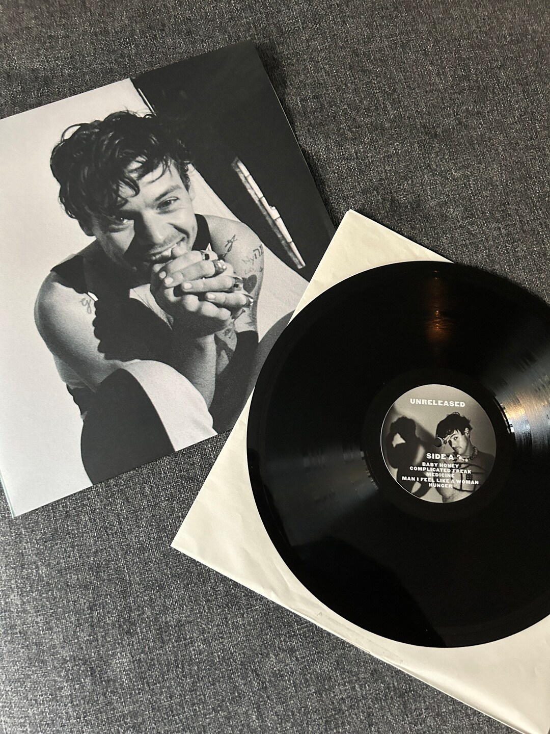DIGITAL DOWNLOAD Harry Styles Vinyl Record Cover Unreleased - Etsy
