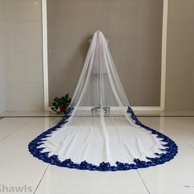 Blue Indian Veils - Etsy UK