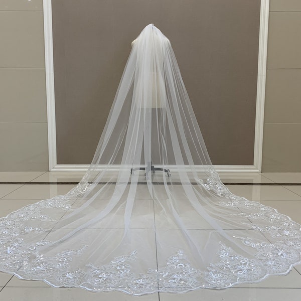 Cathedral Lace Veil - Etsy