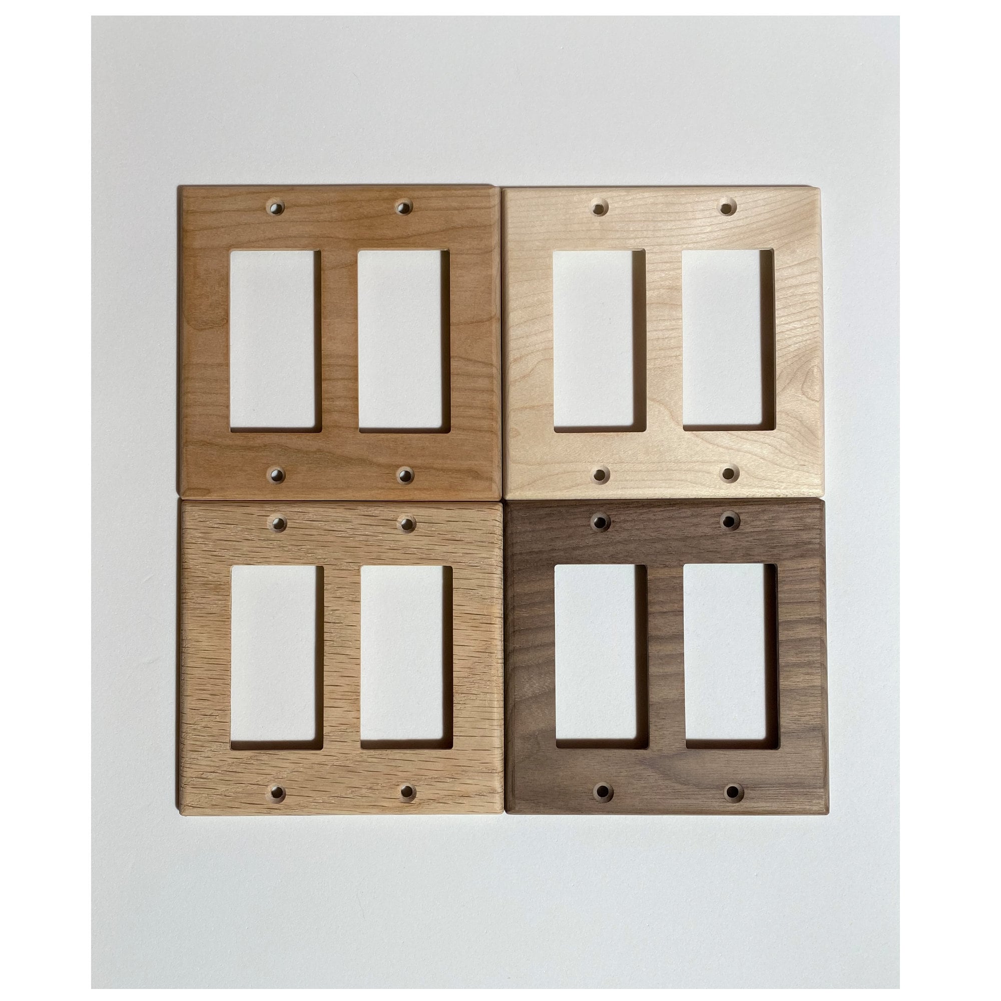 Wood Light Switch Cover Plate/double Rocker (GFCI) - Etsy