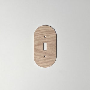 Modern Wood Wall Outlet Switch Cover Plate - Etsy