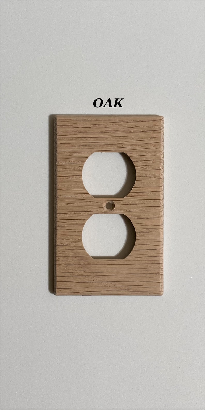 Wood Outlet Cover Plate/duplex - Etsy