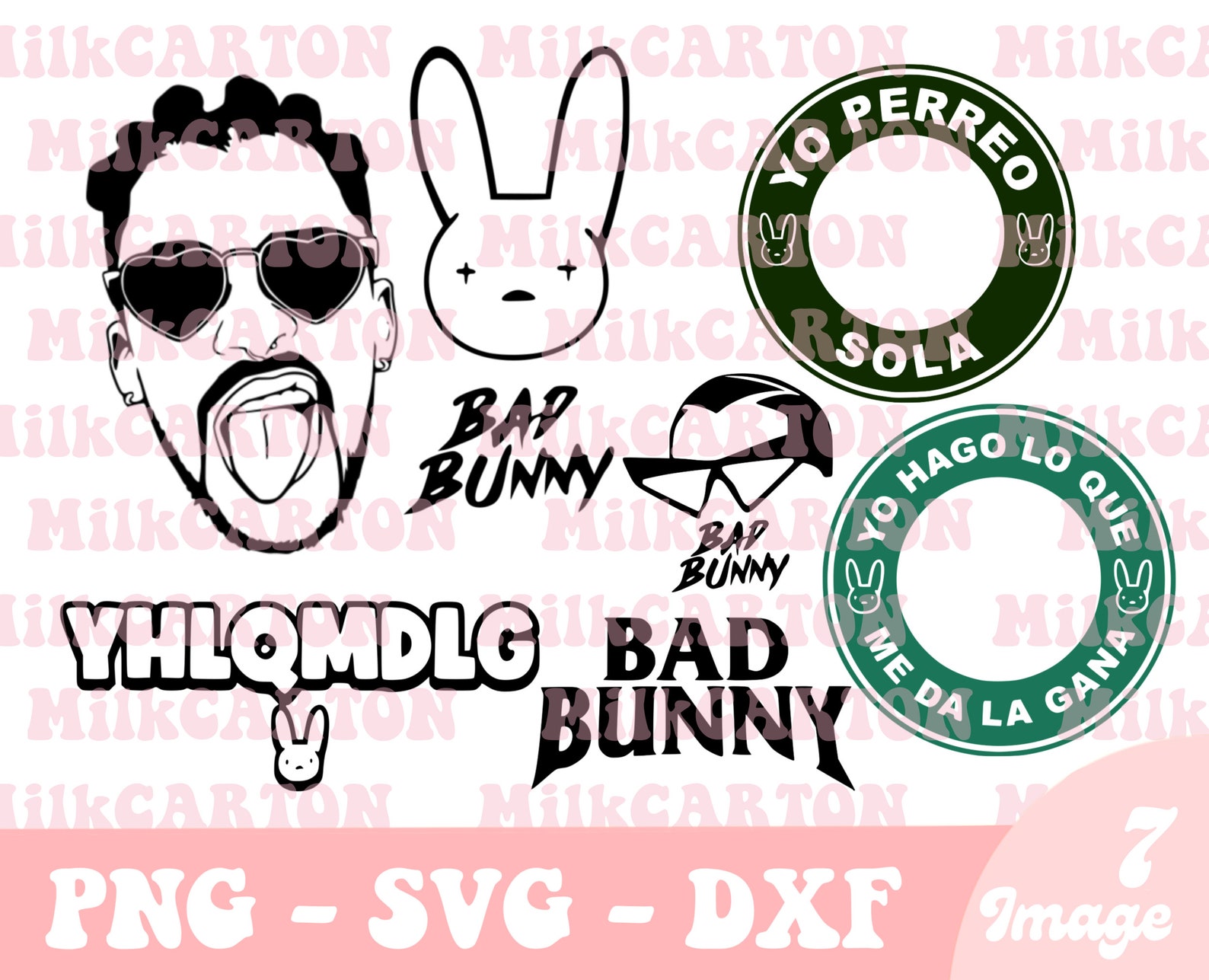 Bad Bunny SVG Digital Download Instant Download SVG PNG | Etsy