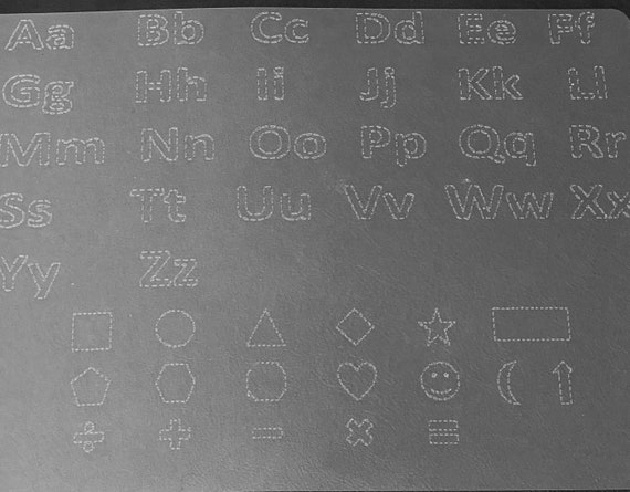 Alphabet Tracing Mat | Etsy