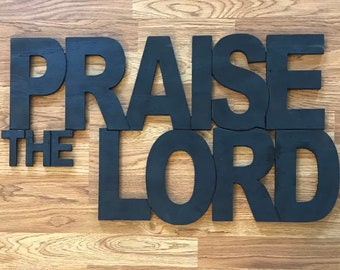 Praise the Lord Signs - Etsy