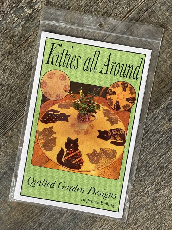 Kitties All Around Quilt Pattern by Quilted Garden Designs - Etsy