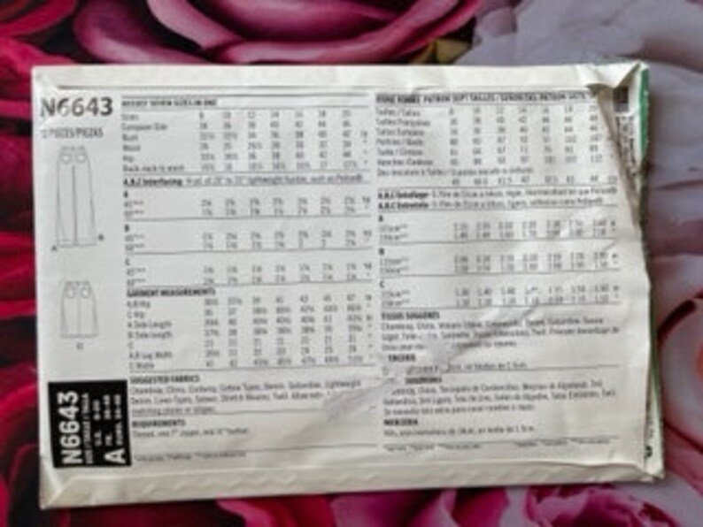 New Look Pattern N6643 - Etsy