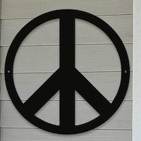 Big Peace Sign 24"-40" Peace Symbol Peace Sign Wall Art Extra Large ...
