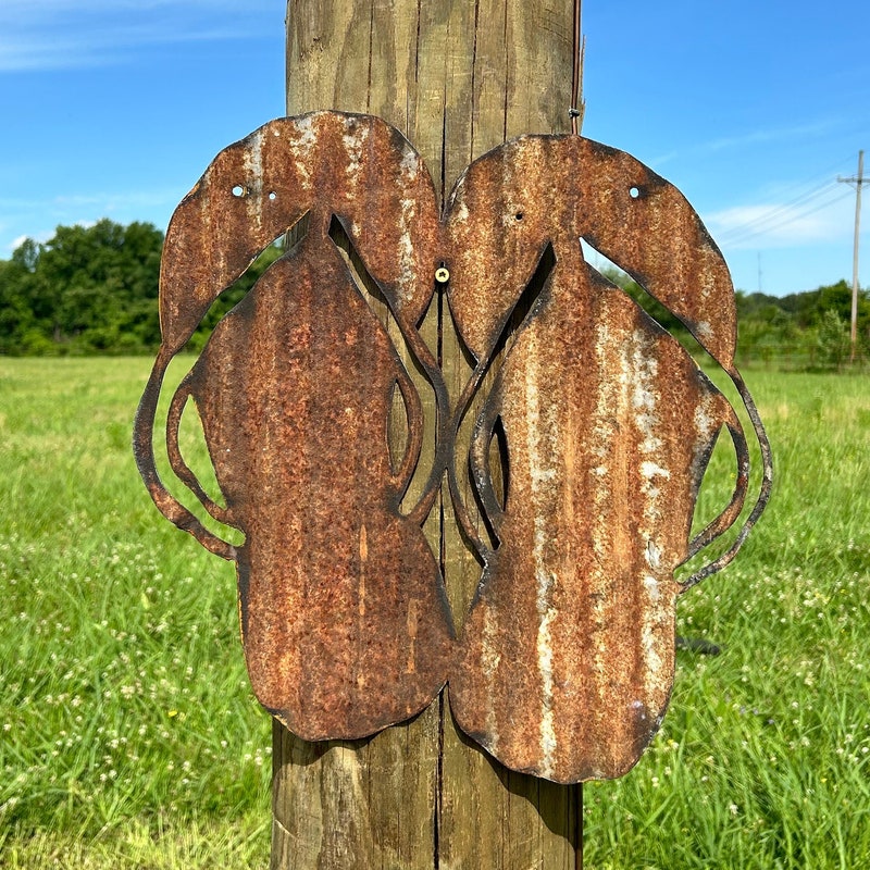 Corrugated Metal Art - Etsy