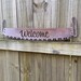 Rustic Saw Blade Sign, Welcome Sign, Crosscut Saw Wall Hanging, Outdoor ...