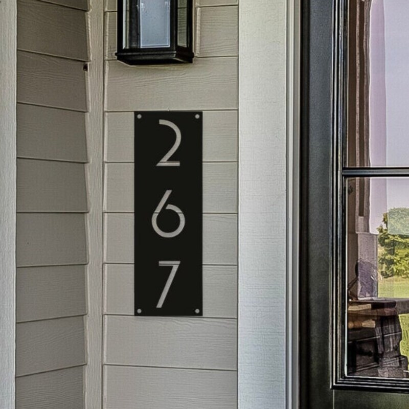 Modern House Number - Etsy