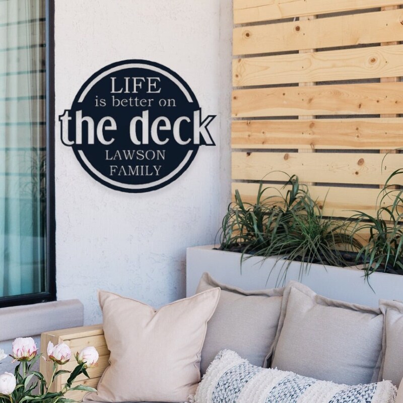 Deck Sign - Etsy