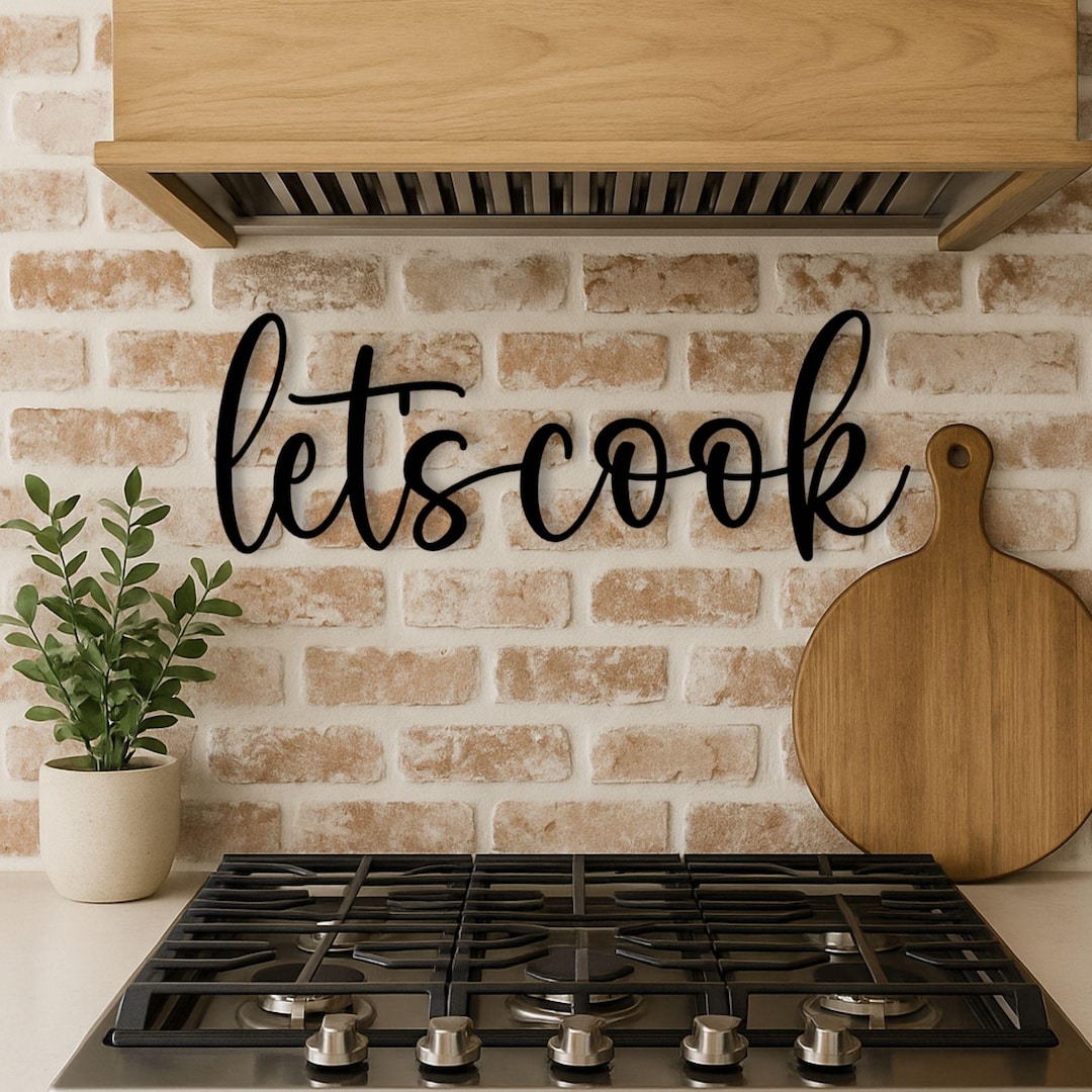 Kitchen Wall Art Metal Eat Sign for Rustic Decor Wall Hanging for ...