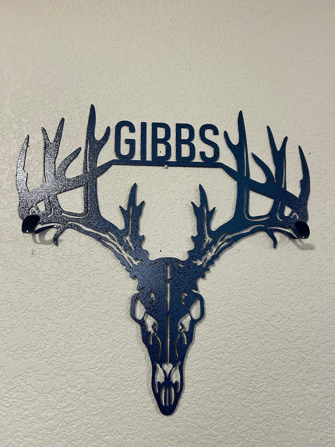 Custom Bow Hanger, Metal Bow Holder, Deer Metal Signs, Personalized ...