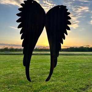 Angel Wings Corrugated Tin, Metal Angel Wings, Corrugated Metal Signs ...