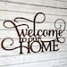 Welcome to Our Home Sign Welcome Metal Sign Entry Way Decor - Etsy