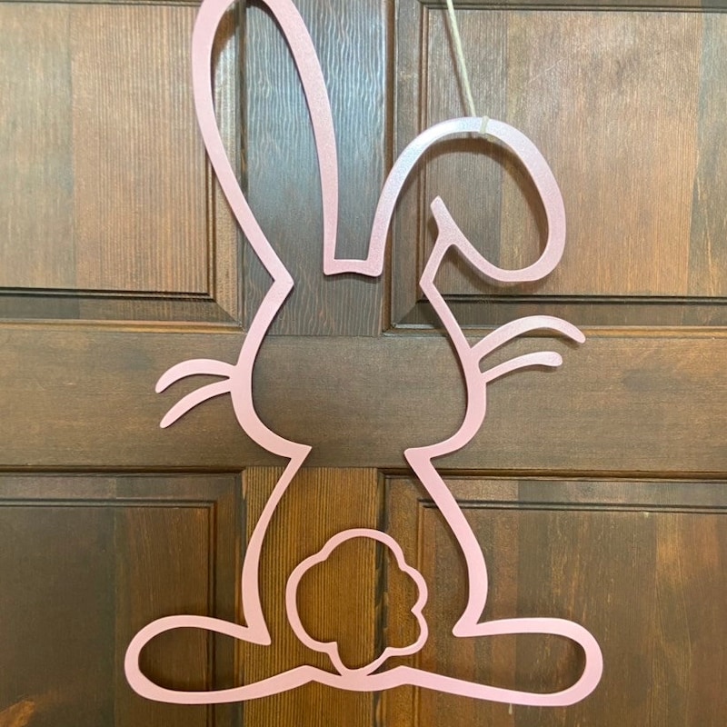 Easter Bunny Door Hanger - Etsy