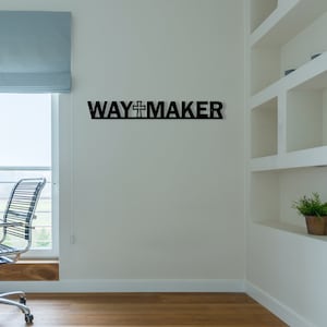 Waymaker Door Topper, Faith Metal Sign Christian Gift, Christian Sign ...